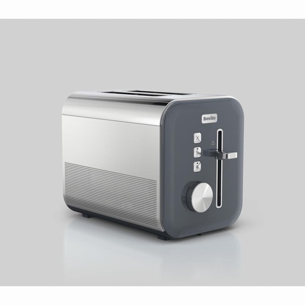 Breville - Hight Gloss 2 Slice Toaster - Grey | David Neill Mica