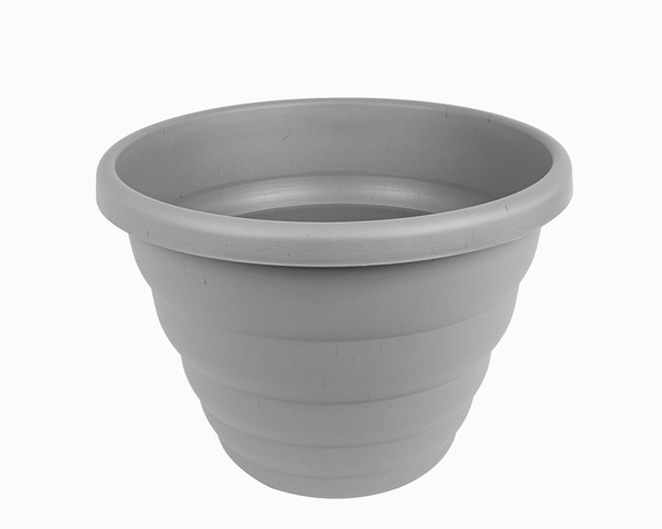 BELL POT ROUND PLANTER GREY BEEHIVE 48CM | David Neill Mica